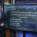 ‘Weather You Know It or Not’ Weather Trivia – Blue Ridge 13